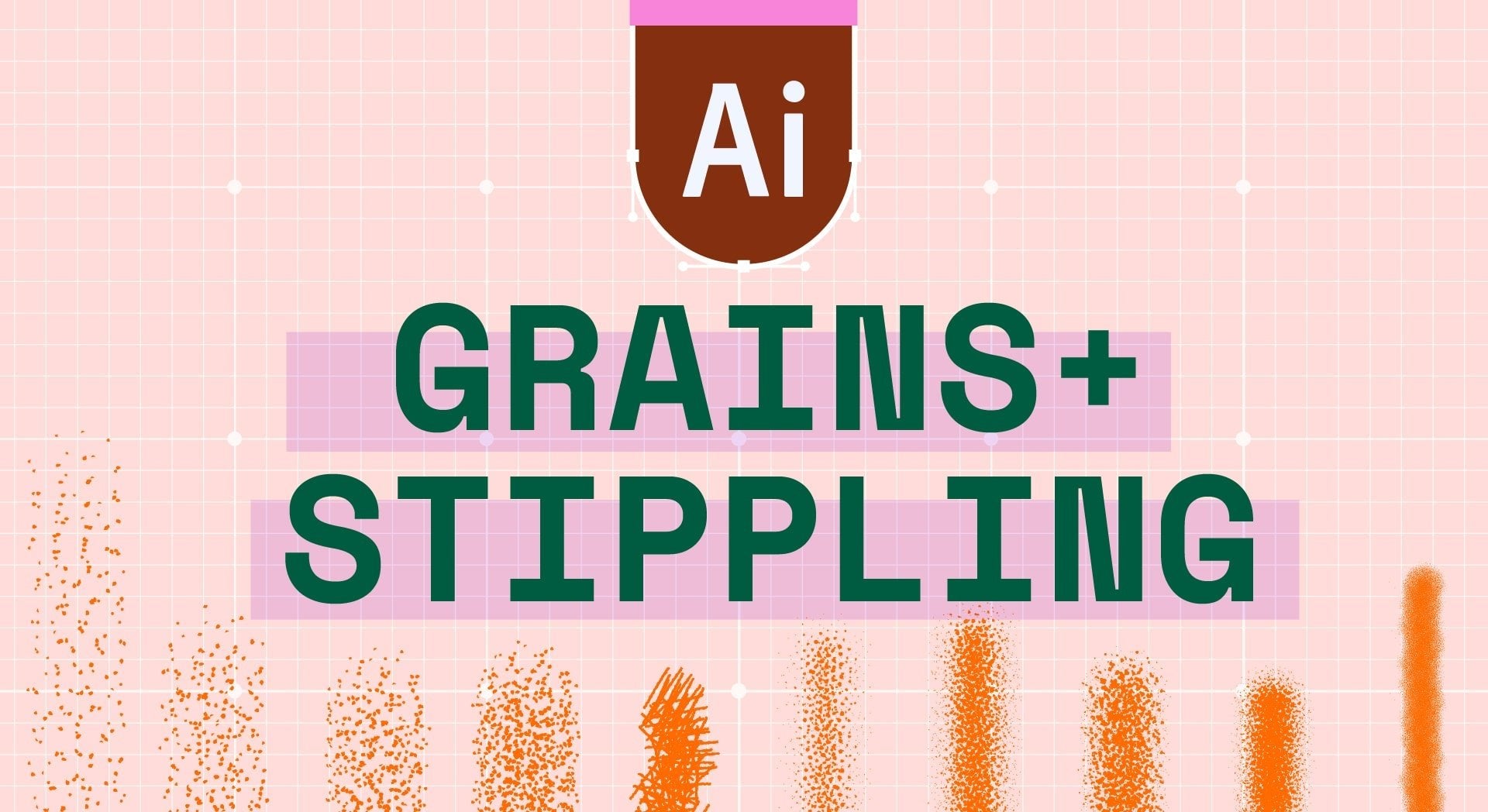 Grain & Stippling Adobe Illustrator Brushes | Vector Texture ...